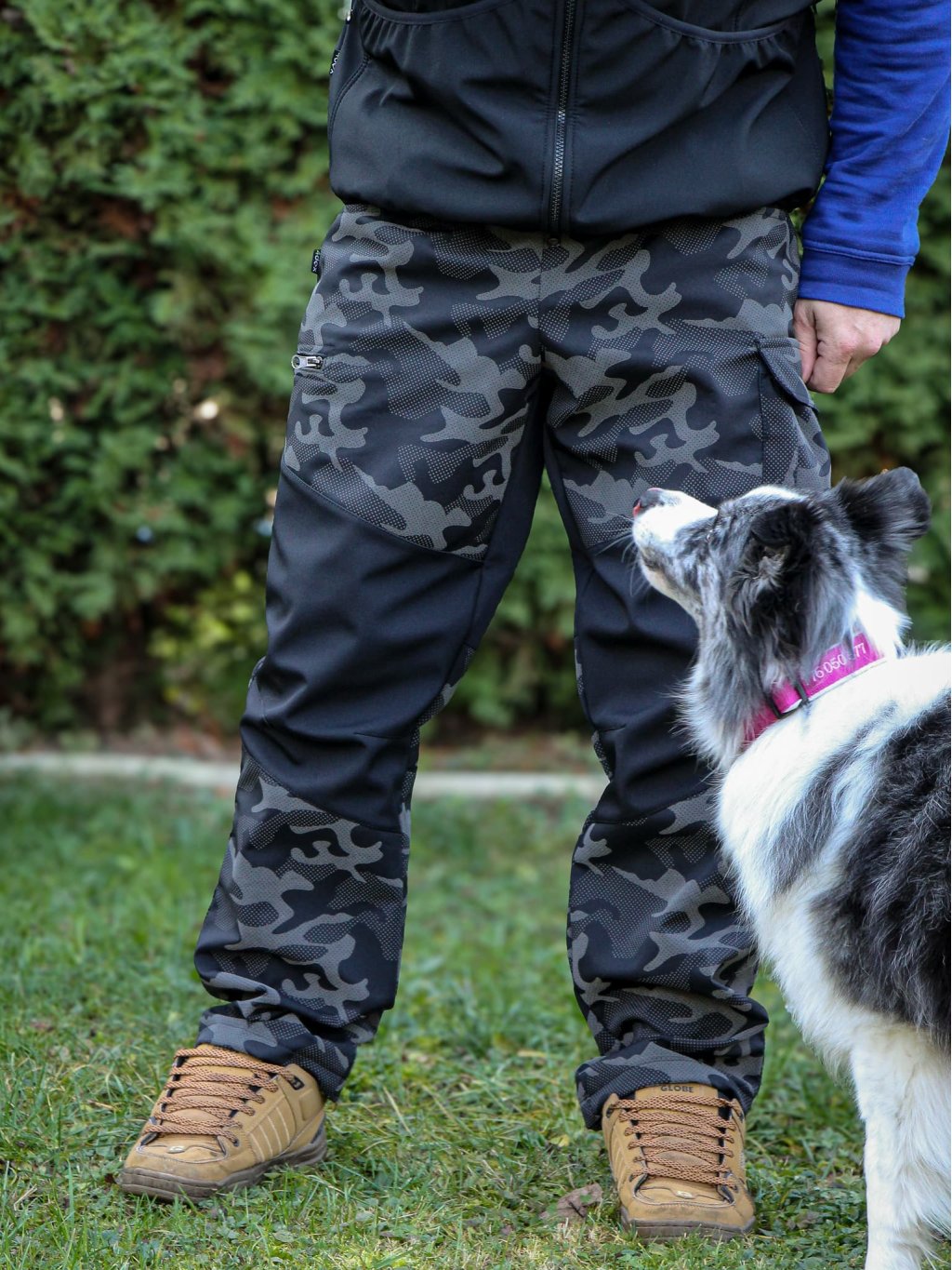 PÁNSKÉ výcvikové kalhoty zimní - REFLEXNÍ MASKÁČ 4dox