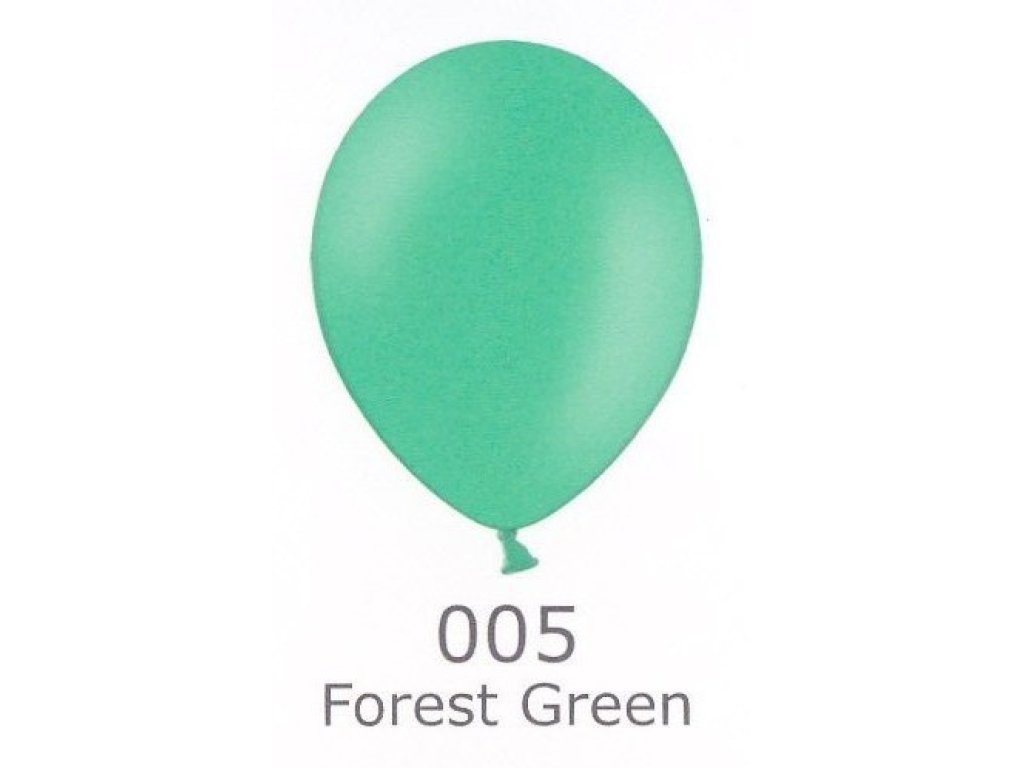 Balónek tmavá mint | Zelený latexový balónek 27 cm - balonky.cz