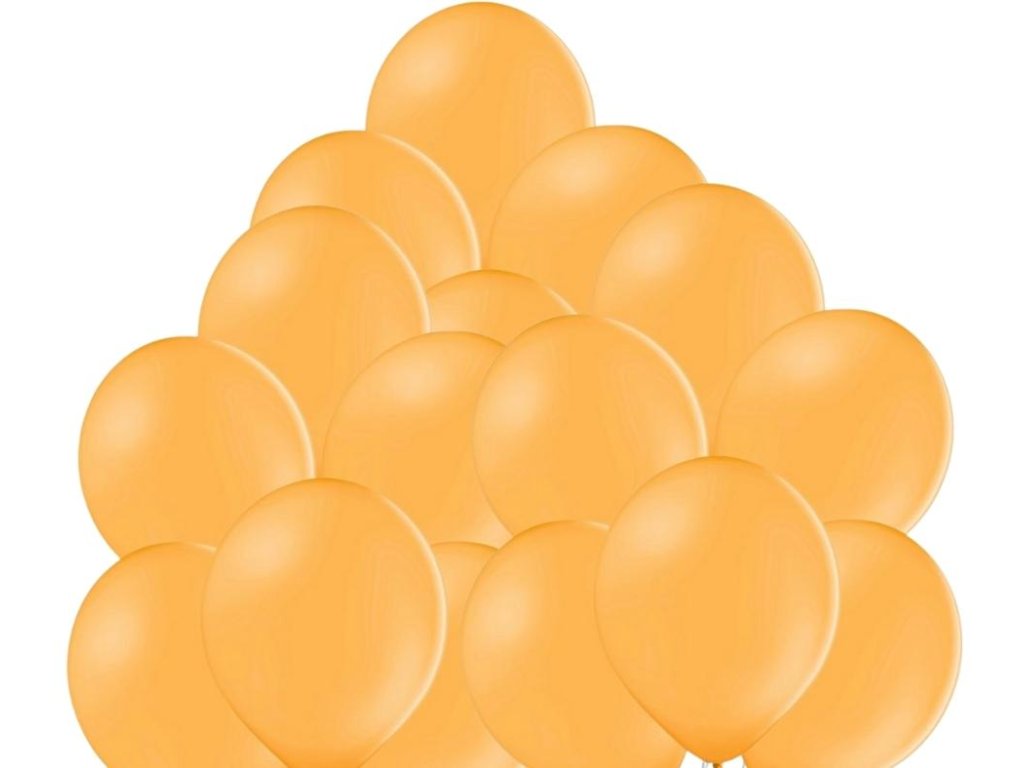 Broskvové balónky 50 kusů - balonky.cz