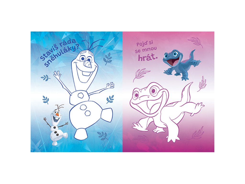 Frozen omalovánky s nažehlovacími obrázky - balonky.cz