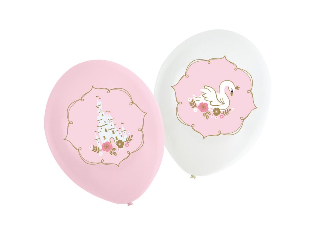 Princess balónky 6 ks 28 cm - balonky.cz