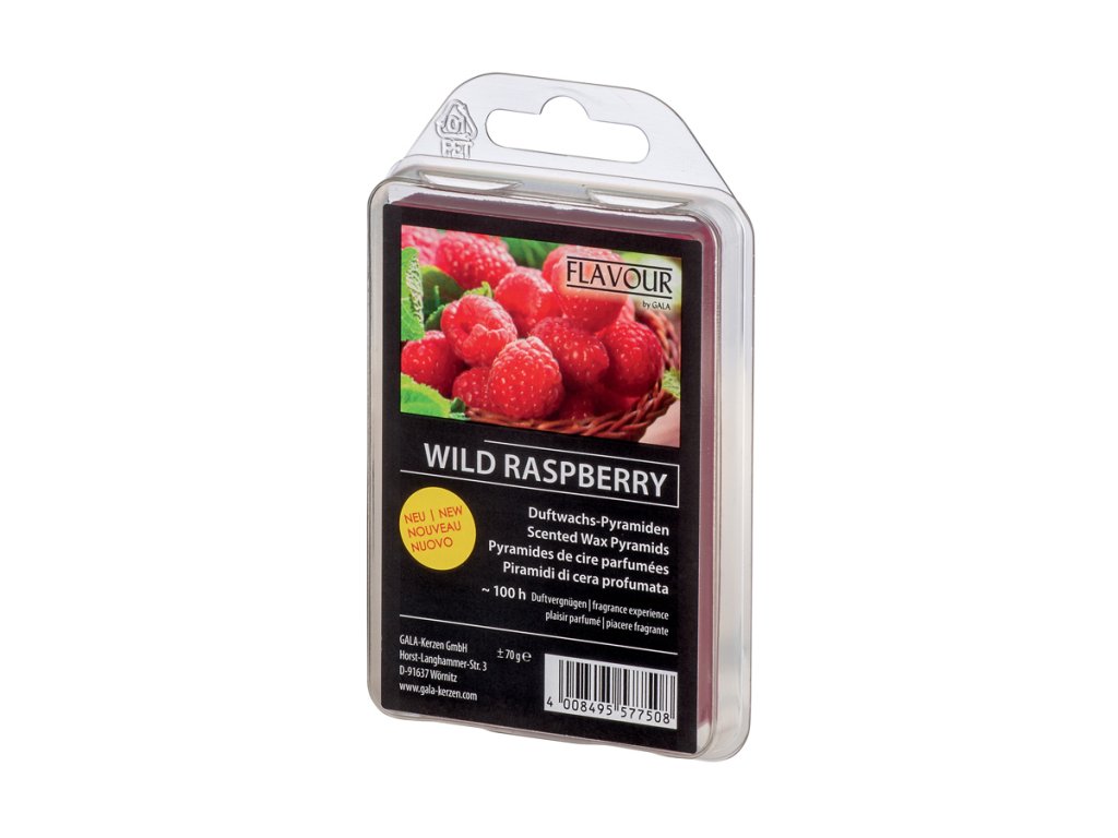 Vonný tající vosk Wild Raspberry 6 ks do aroma lampy - balonky.cz