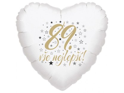 89. narozeniny balónek srdce - balonky.cz