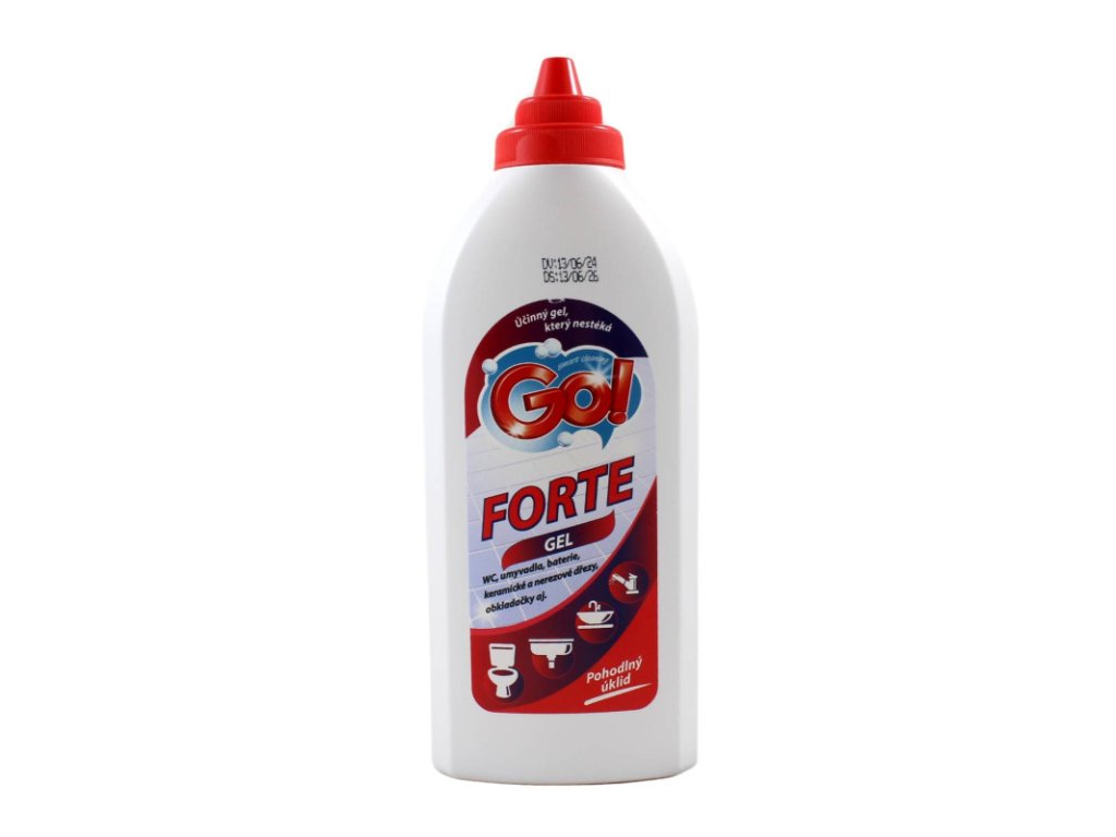 GO! FORTE gel 500 ml | Silný čistič na rez a vodní kámen | Borvo.cz
