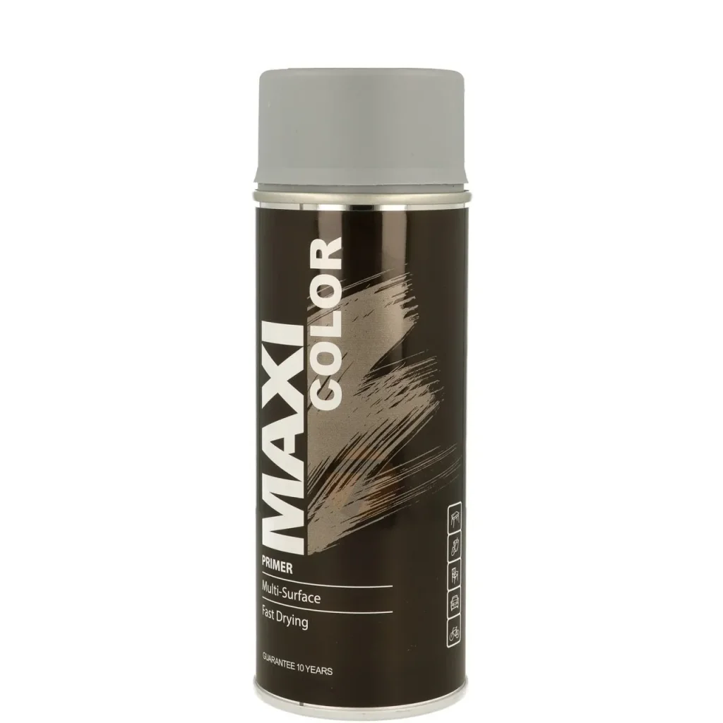 Maxi Color univerzálny základný náter v spreji sivý 400 ml - ColorShop.cz