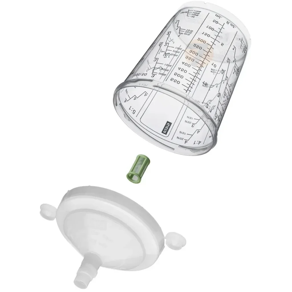 SATA RPS 0,6 l – originální kelímek se sítkem 200 µm - ColorShop.cz