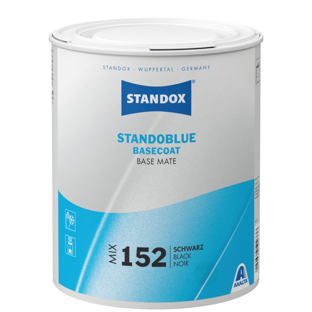 Standox Standoblue Basecoat Mix 152 Schwarz 1 L - ColorShop.cz