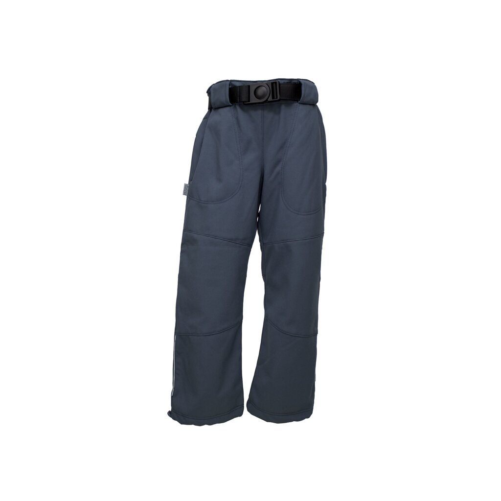 Kalhoty SOFTSHELL s páskem-tmavě šedé - Dětské oblečení Fantom