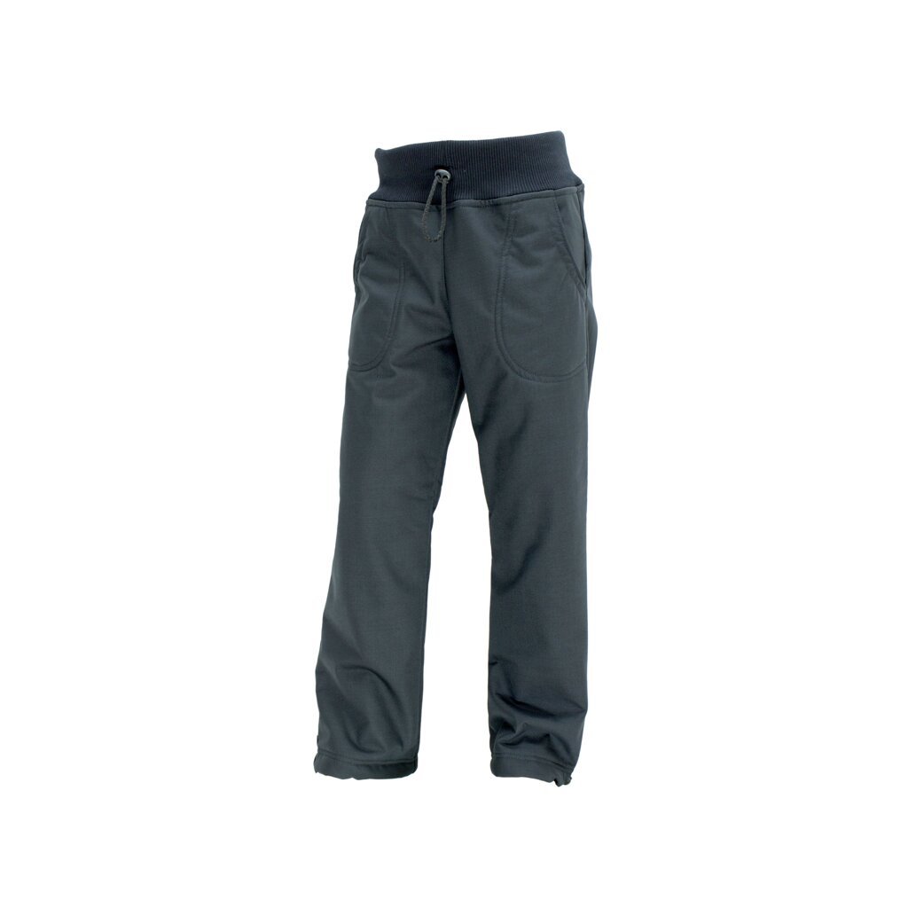 Zimní kalhoty SOFTSHELL s beránkem-černé - Dětské oblečení Fantom