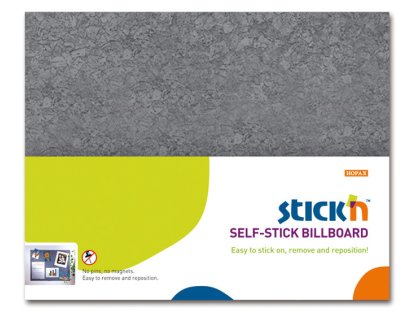 Nástěnka samolepicí Stick´n by Hopax - design korek / šedá - Hoppapír