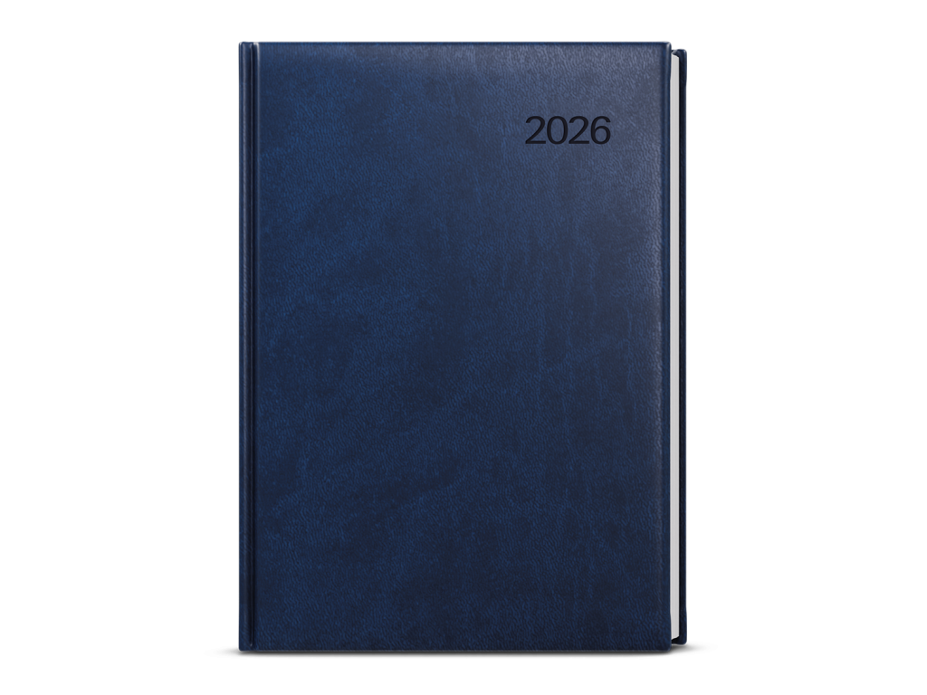 Diář 2026 denní A5 David BDD6-1 - modrý - kppapir.cz