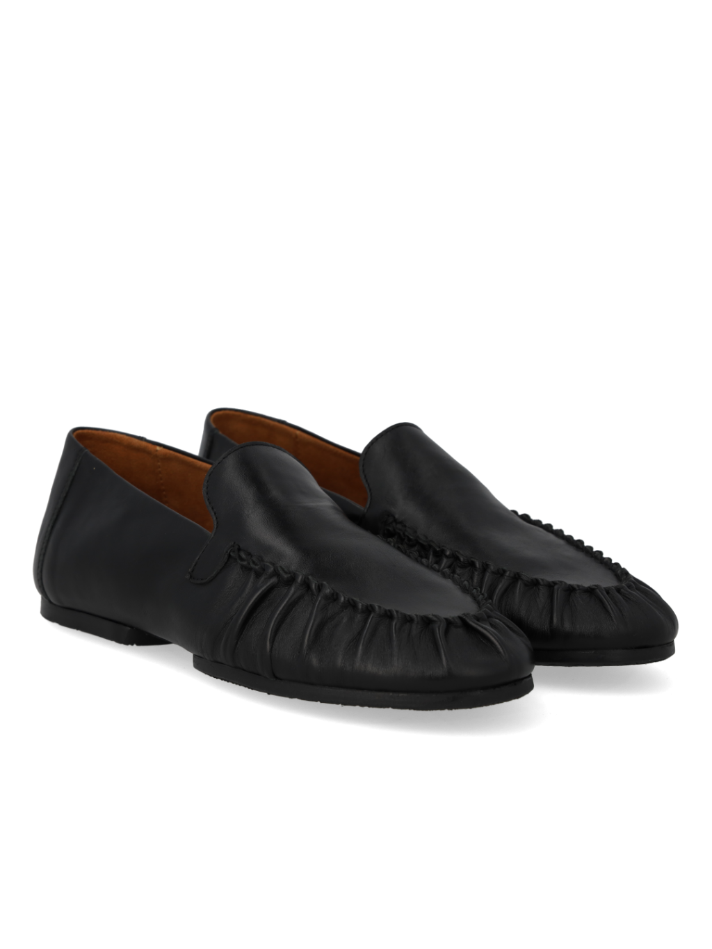 Obuv Angulus 1737-101 černá mokasína - LA GABRIELLA