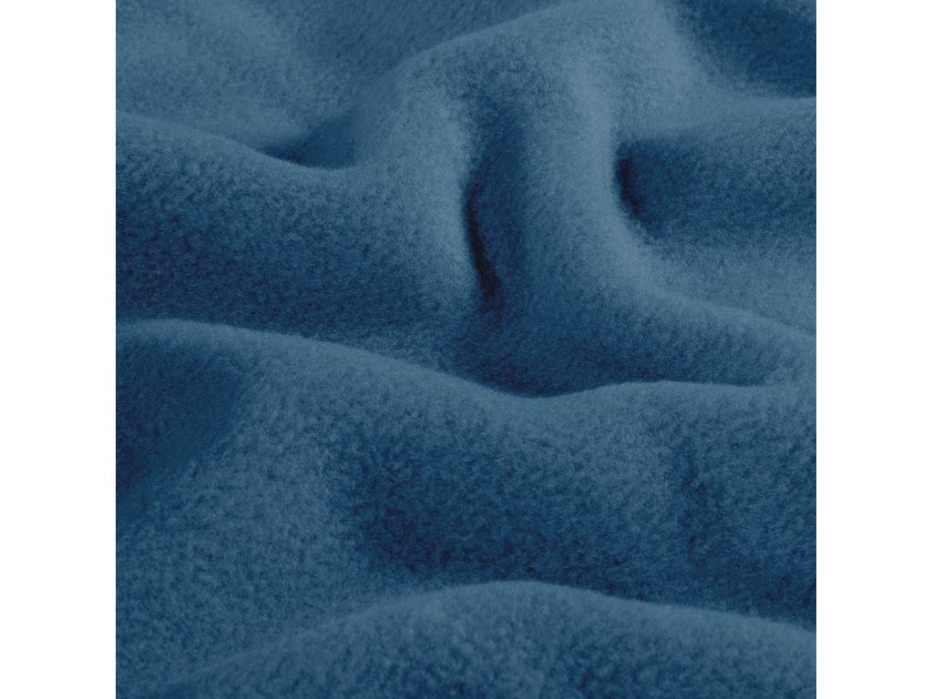 Polar fleece - modrá indigo | Mojelátky.cz
