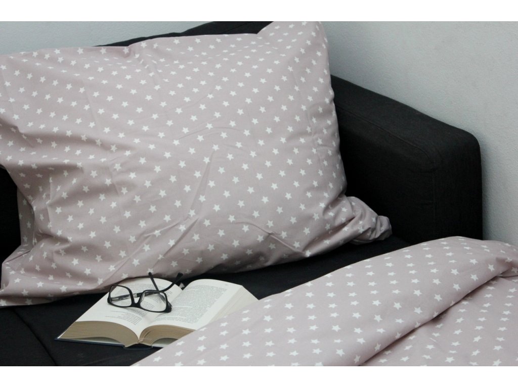 Povlečení starorůžové hvězdy - Mojelátky.cz