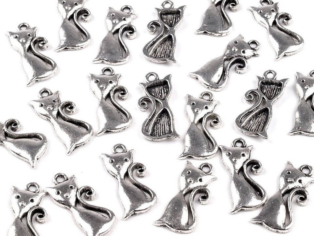 Přívěsek kočička | Mojelátky.cz