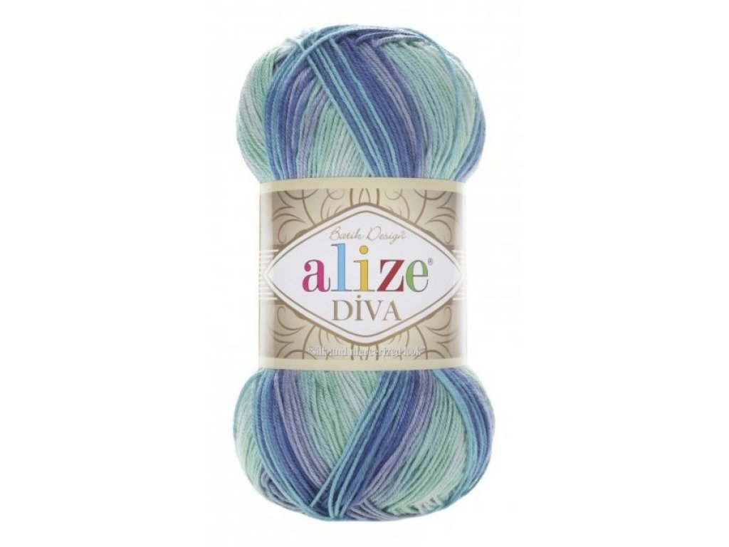 Příze Alize Diva Batik - 1767 | Mojelátky.cz