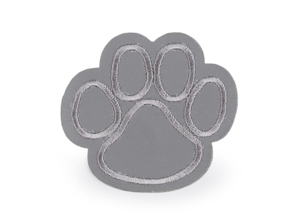 Reflexní nažehlovačka tlapka | Mojelátky.cz