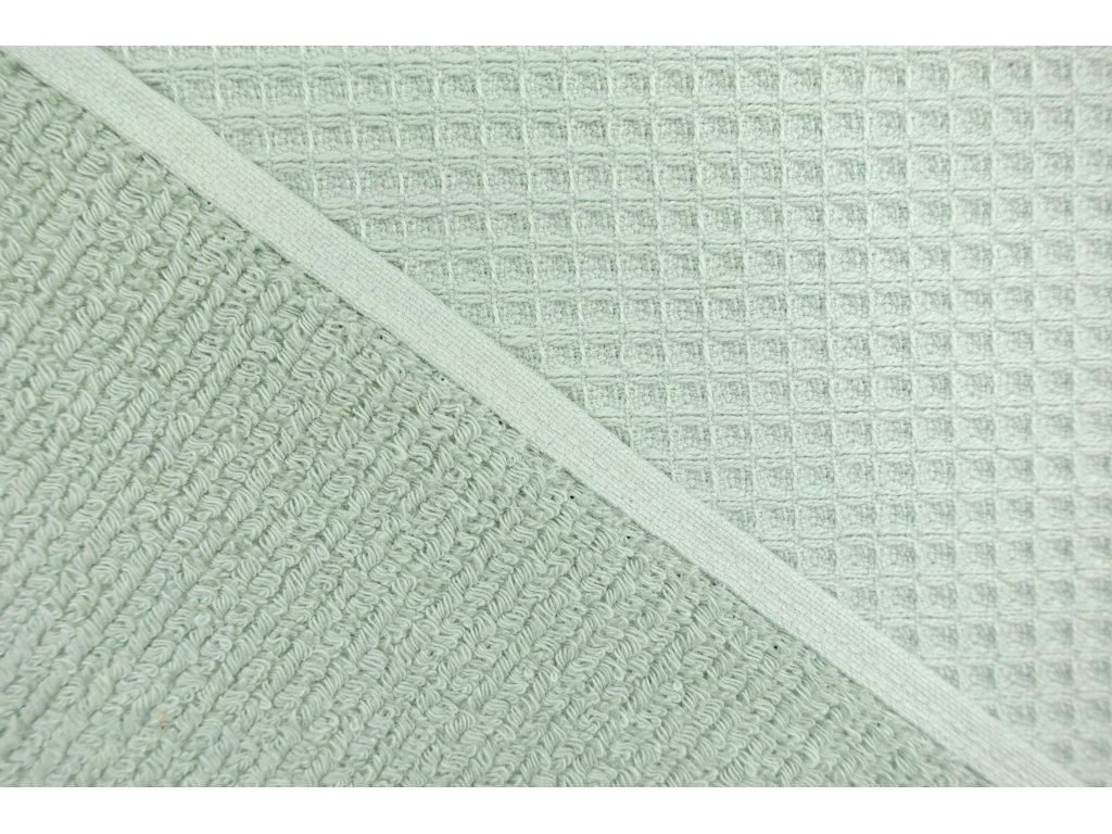 Vaflové froté - mentolová | Mojelátky.cz