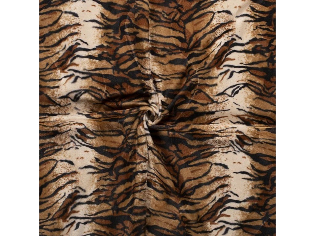 Zvířecí srst - tygr - 0,8 m | Mojelátky.cz