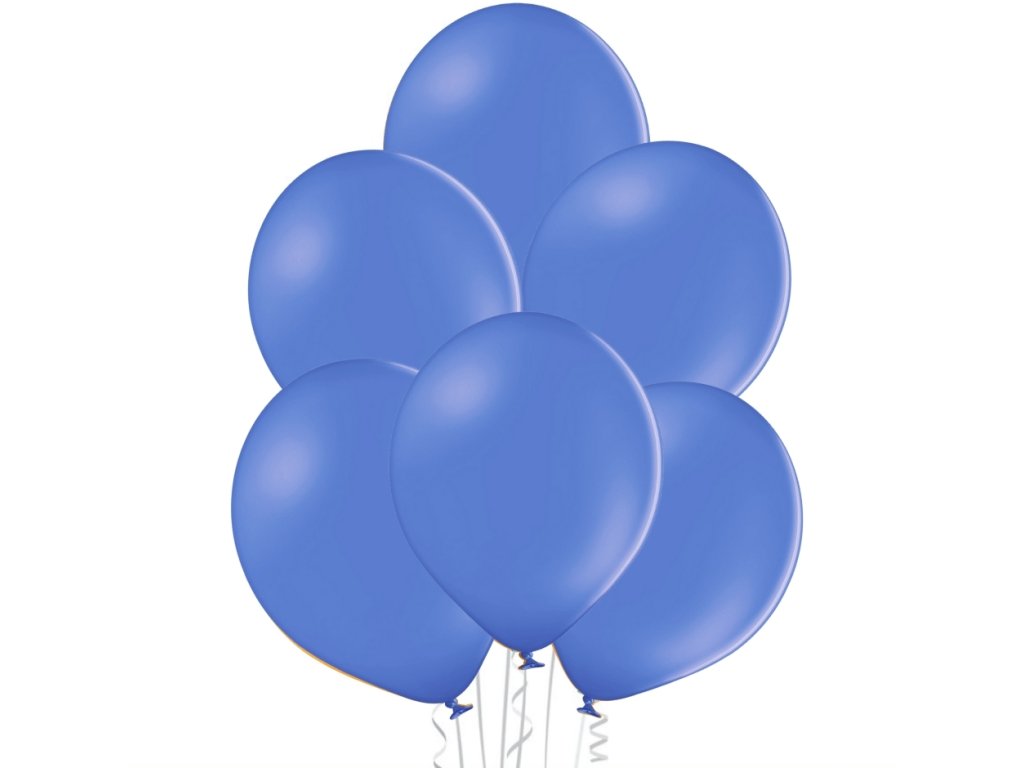 Modré balónky chrpa 10 kusů - Narozeniny-party.cz