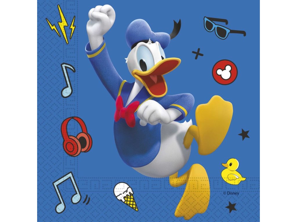 Mickey Mouse ubrousky 20 ks 33 cm x 33 cm - Narozeniny-party.cz