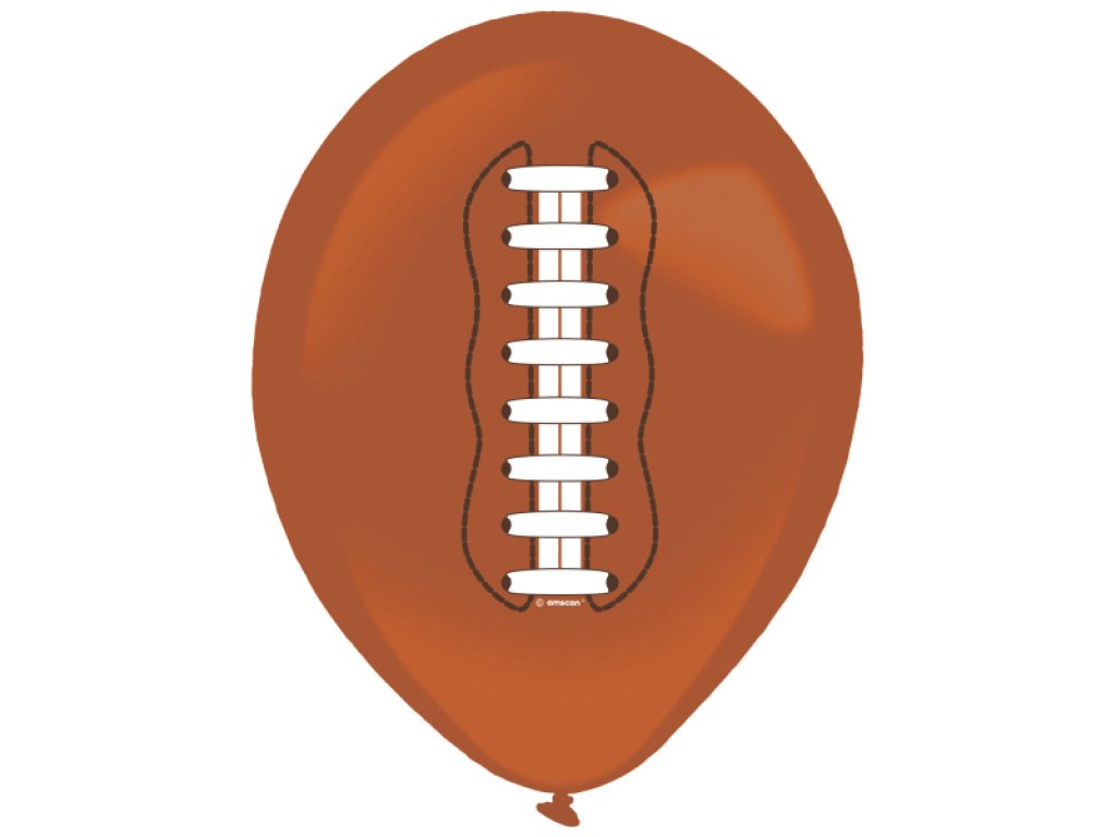 Touchdown! balónek 6 ks 27,5 cm - Narozeniny-party.cz