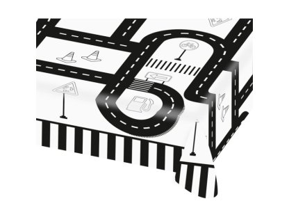 Doprava papírový ubrus 120 cm x 180 cm - Narozeniny-party.cz