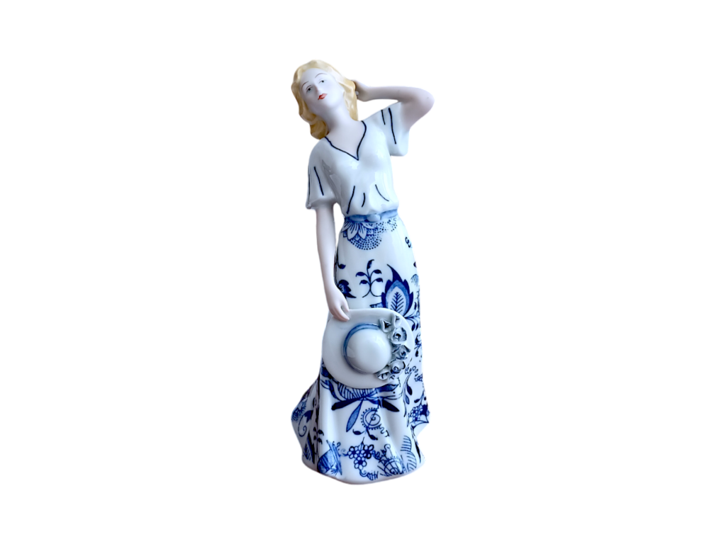 Zwiebelmuster Lady Hat 23cm Czech porcelain Dubí - Cibulák Dubí originální