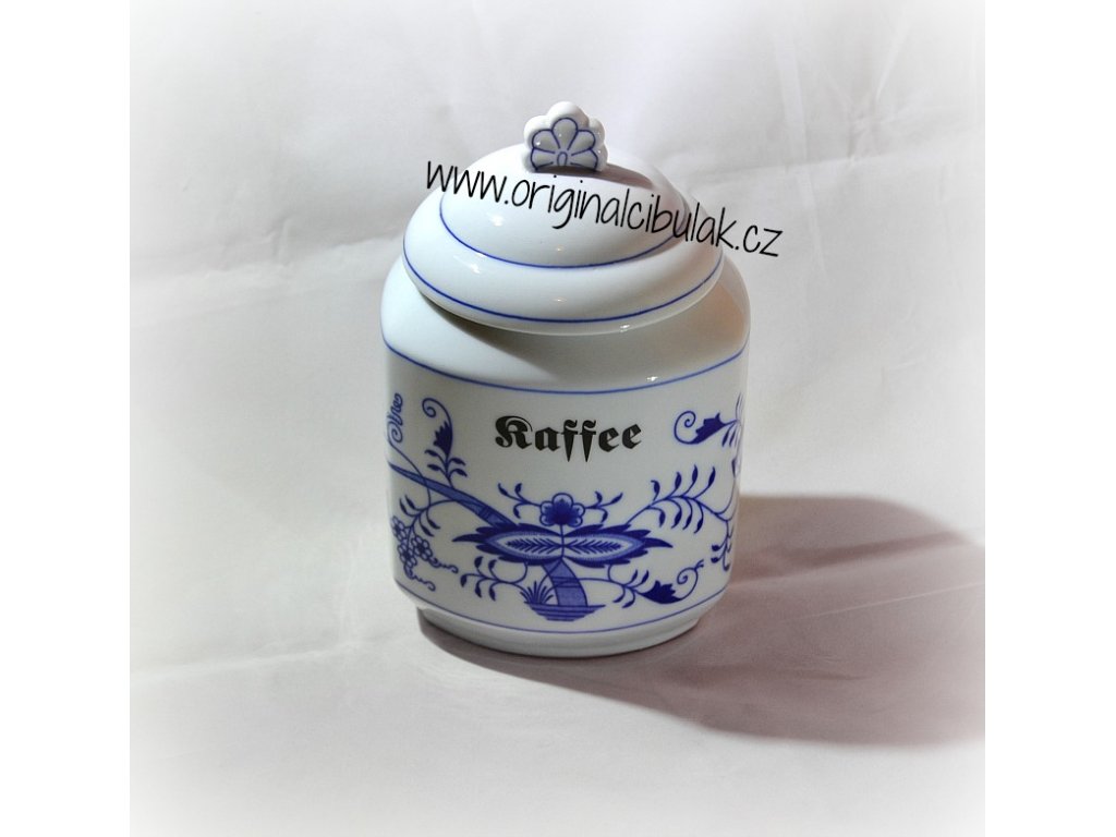 Zwiebelmuster Lebensmitteldose mit Deckel groß Inschrift Salz 1,1l ...