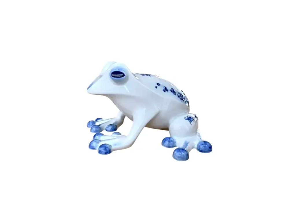 Onion Frog 25 cm original onion porcelain Dubí, onion pattern ...