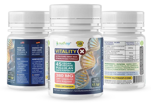 Nutriop Vitality-X™ NMNH a NAD+ - UpLife.cz