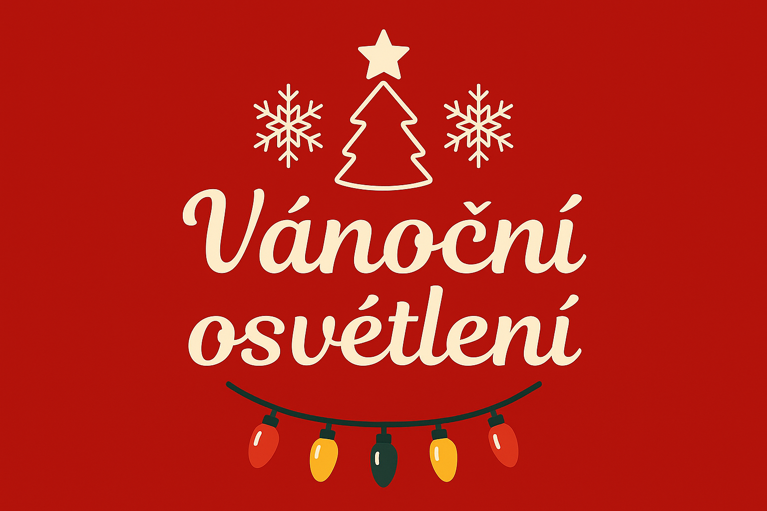 Vánoční dekorace a textil - Vánoční osvětlení