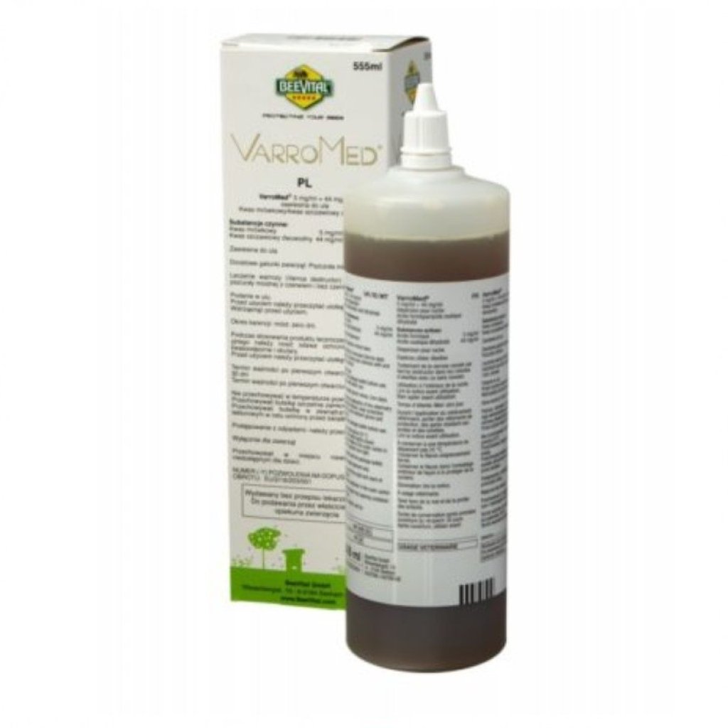 VarroMed 5 mg/ml + 44 mg/ml 555 ml - vcelka-shop.cz