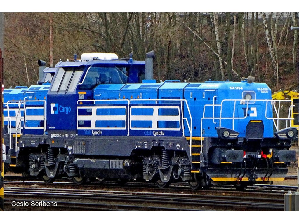 H0 - Dieselová lokomotiva 744.1 EffiShunter 1000 / ČD Cargo / DCC zvuk ...