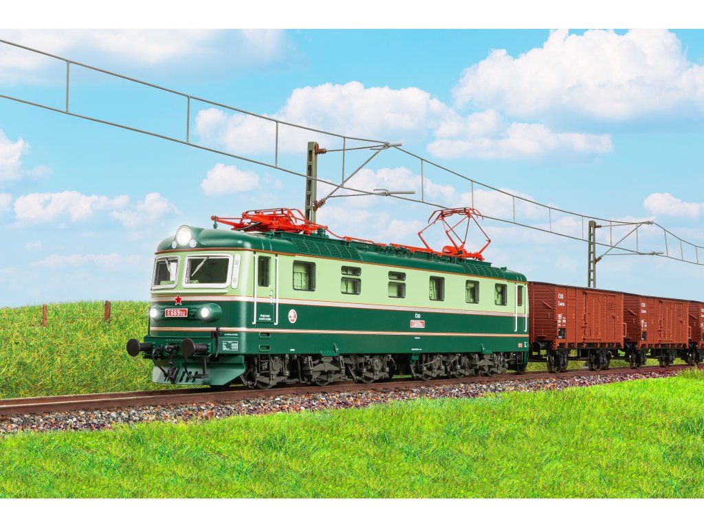 H0 - Elektrická lokomotiva E669.1 ČSD šestikolák / DCC zvuk - PIKO ...