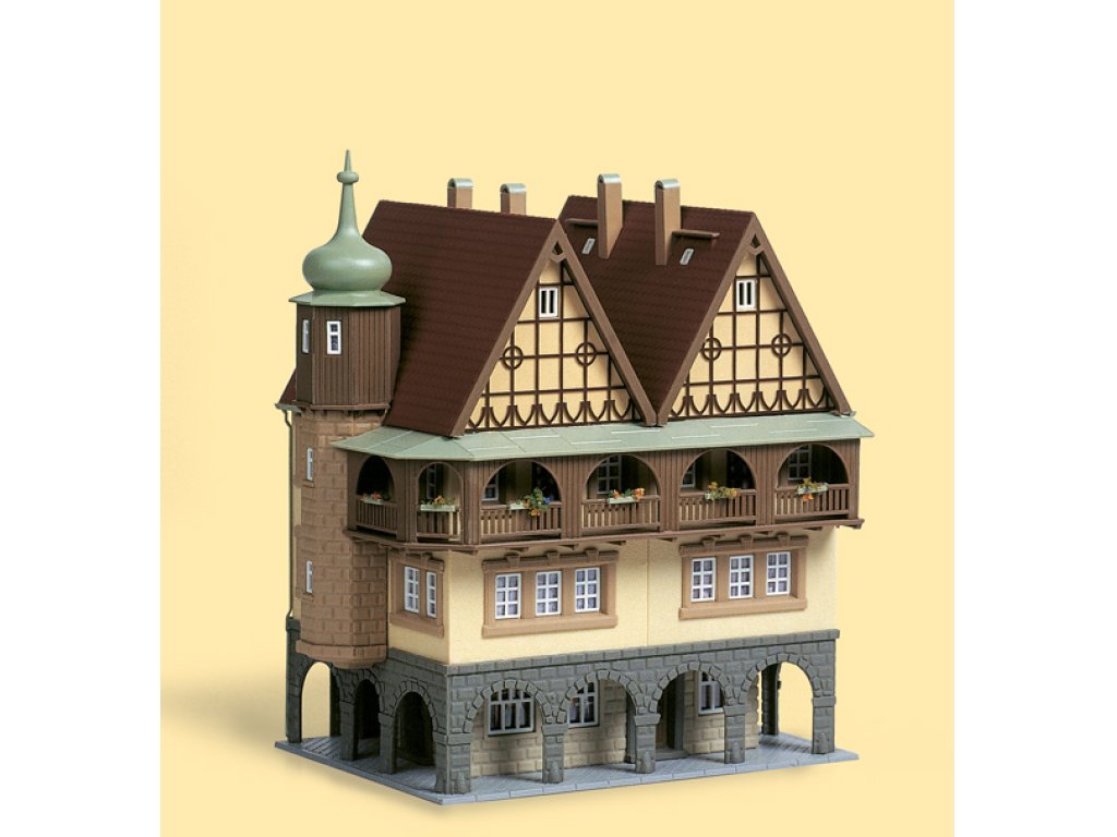 Auhagen 12348 - Hotel Bürgerhaus, měřítko H0/TT | Vlaky Zezulka