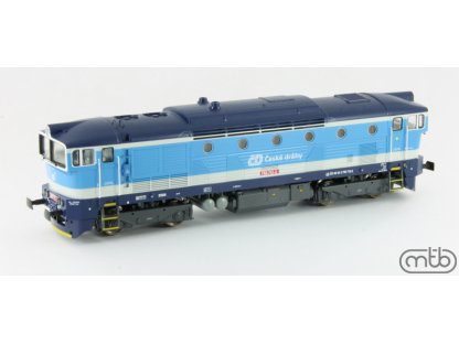 H0 - Dieselová lokomotiva ČD 750 712 Brejovec, epocha VI - mtb 750-712 ...